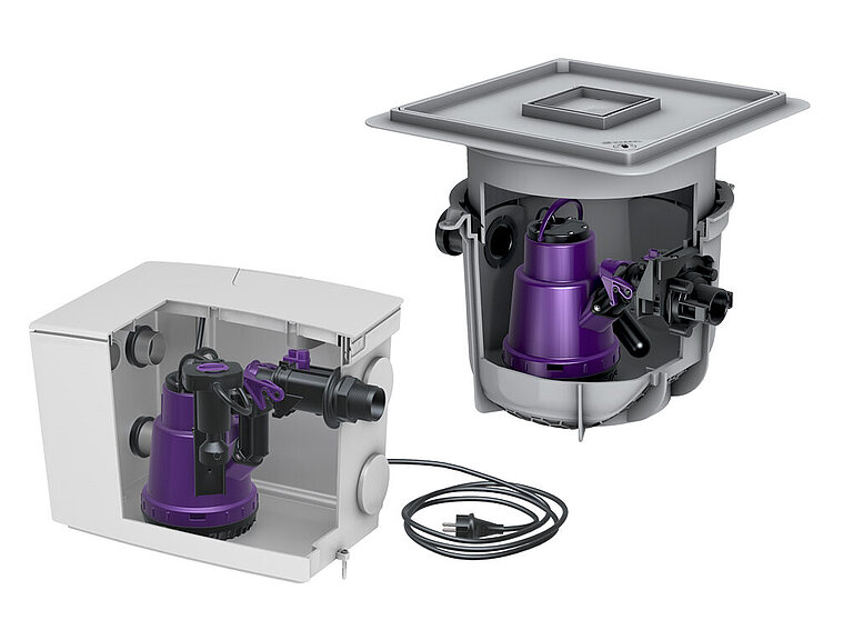 Lifting stations, pumping stations and pumps for the disposal of ...